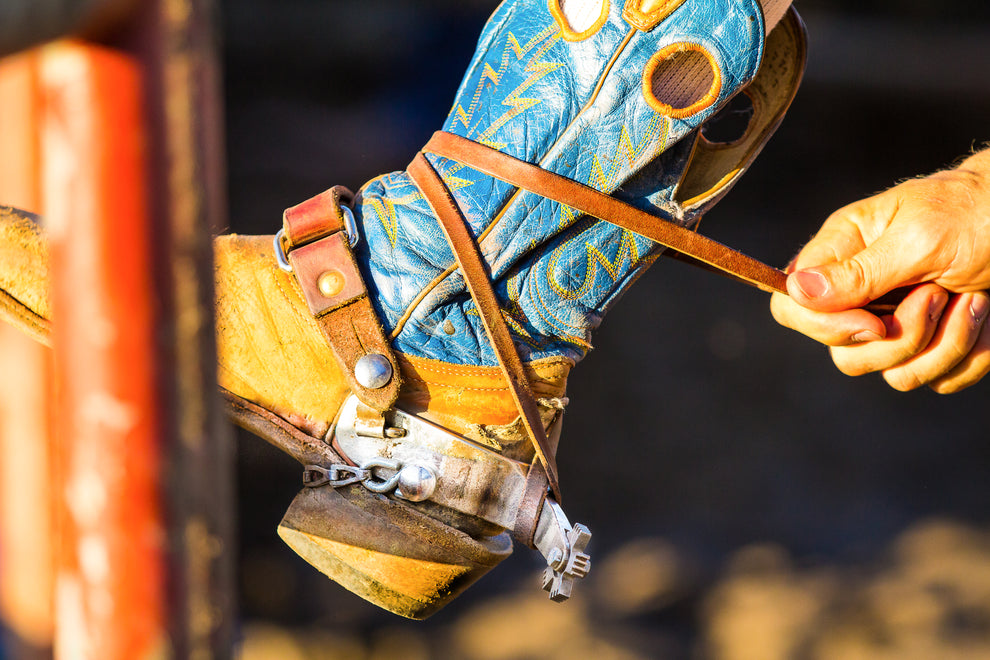 Strapped AF! Boot & Spur Ties – Rough Stock Rosin